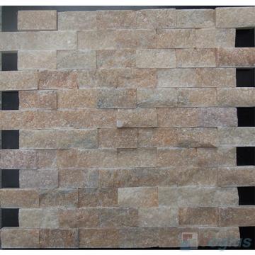 Wanxia Red Split Brick Marble Mosaic VS-PSL87 - Voglus Mosaic