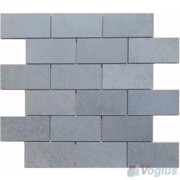 2x4 Large Brick Basalt Stone Mosaic VS-BS96 - Voglus Mosaic